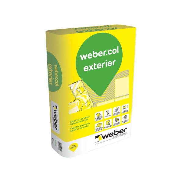 LEPILO ZA KERAMIKO WEBER WEBER.COL EXTERIER - SBS