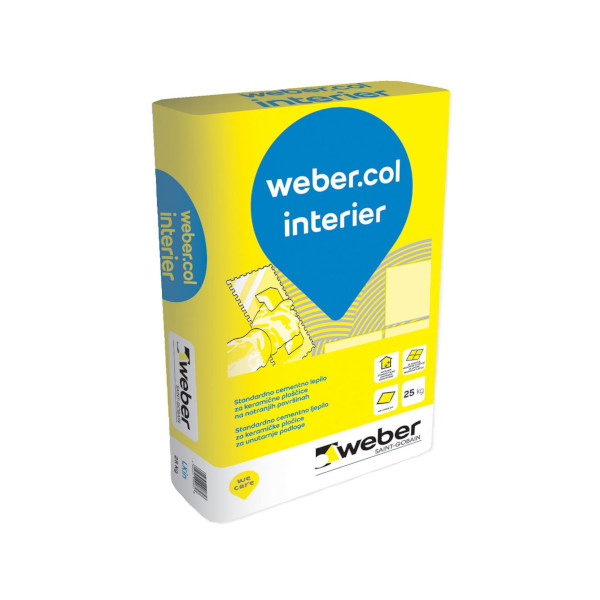 LEPILO ZA KERAMIKO WEBER WEBER.COL INTERIER - SBS