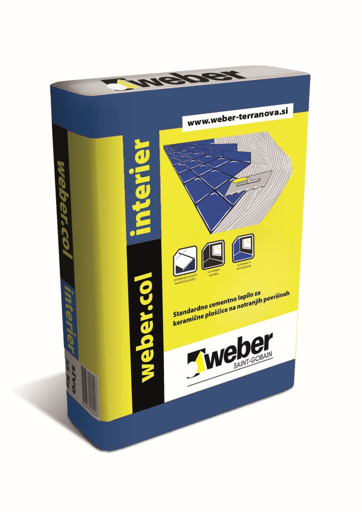 LEPILO ZA KERAMIKO WEBER WEBER.COL INTERIER - SBS